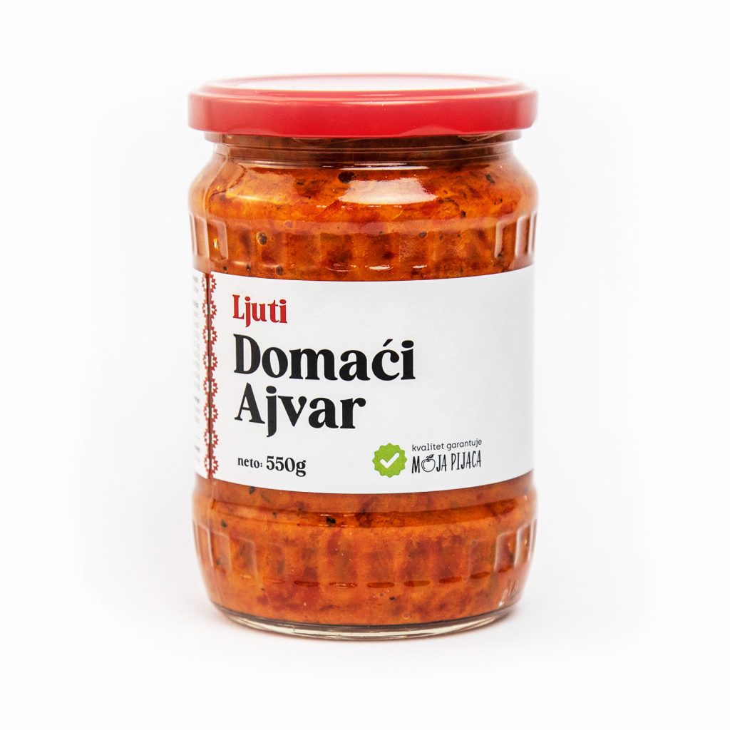 Ajvar ljuti 550g Moja Pijaca - Moja pijaca