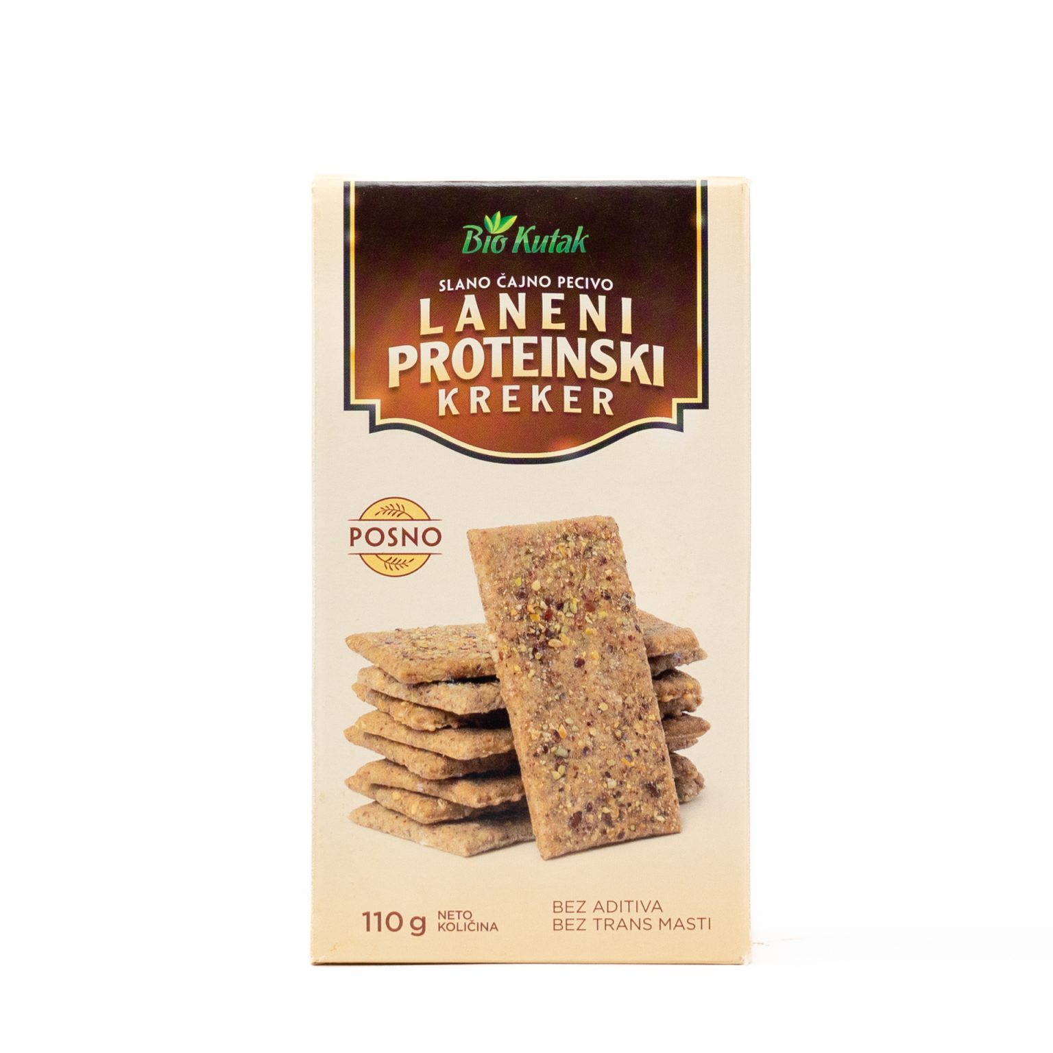 Laneni kreker 110g BioKutak - Moja pijaca